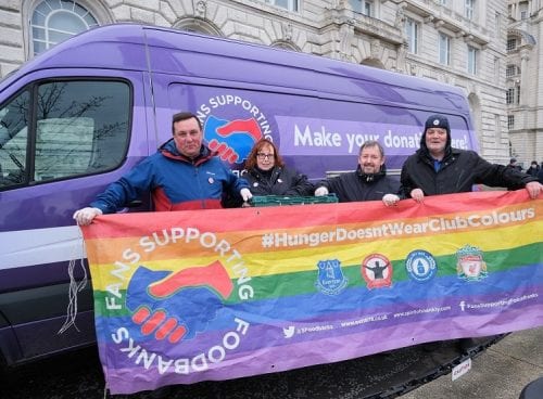 Everton and Liverpool FC mark 5 years on Fans Supporting Food Banks ...