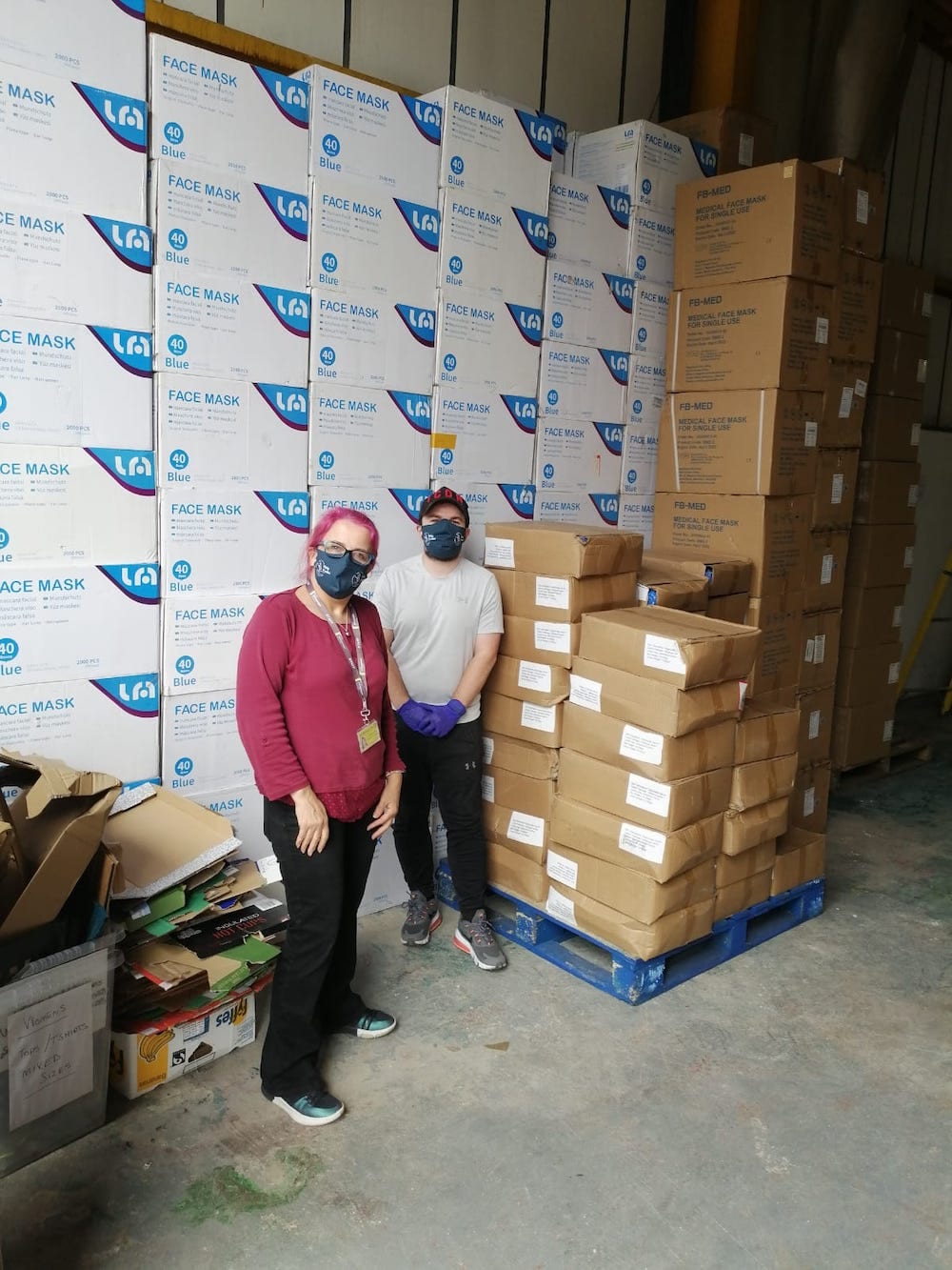The Whitechapel Centre receives donation of 100,000 face masks from ...