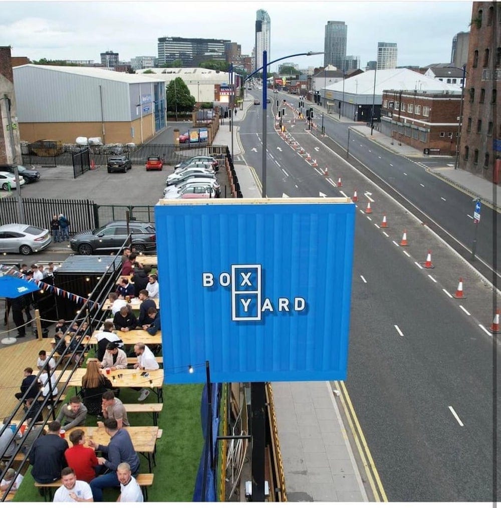Look at this new shipping container venue that's launched in Liverpool ...