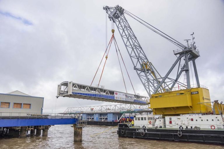 New passenger bridges installed at Seacombe Ferry Terminal | The Guide ...