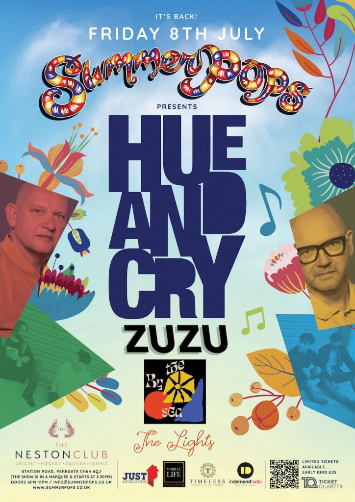 Wirral Summer Pops announces headliners Hue & Cry and local talent Zuzu ...