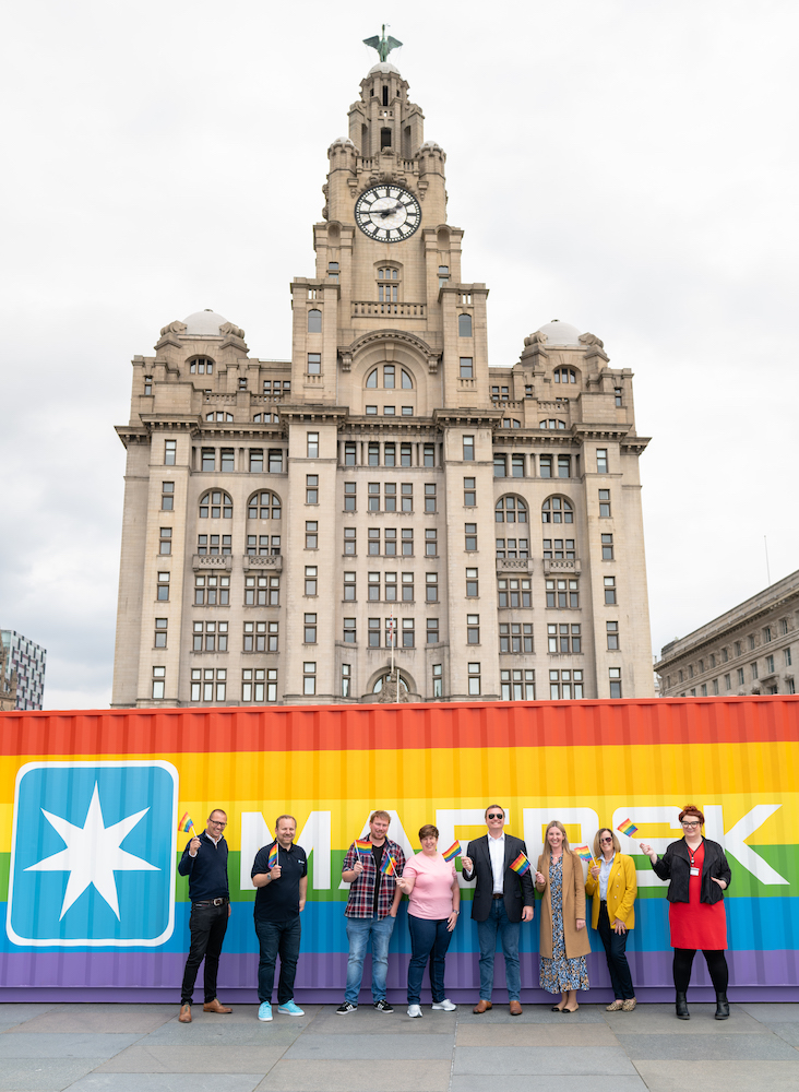 Giant rainbow container comes to the city in support of Pride in ...