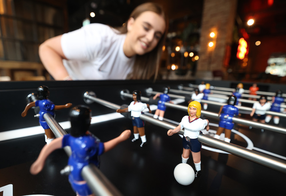 Lime Street Central installs football tables with female players to ...