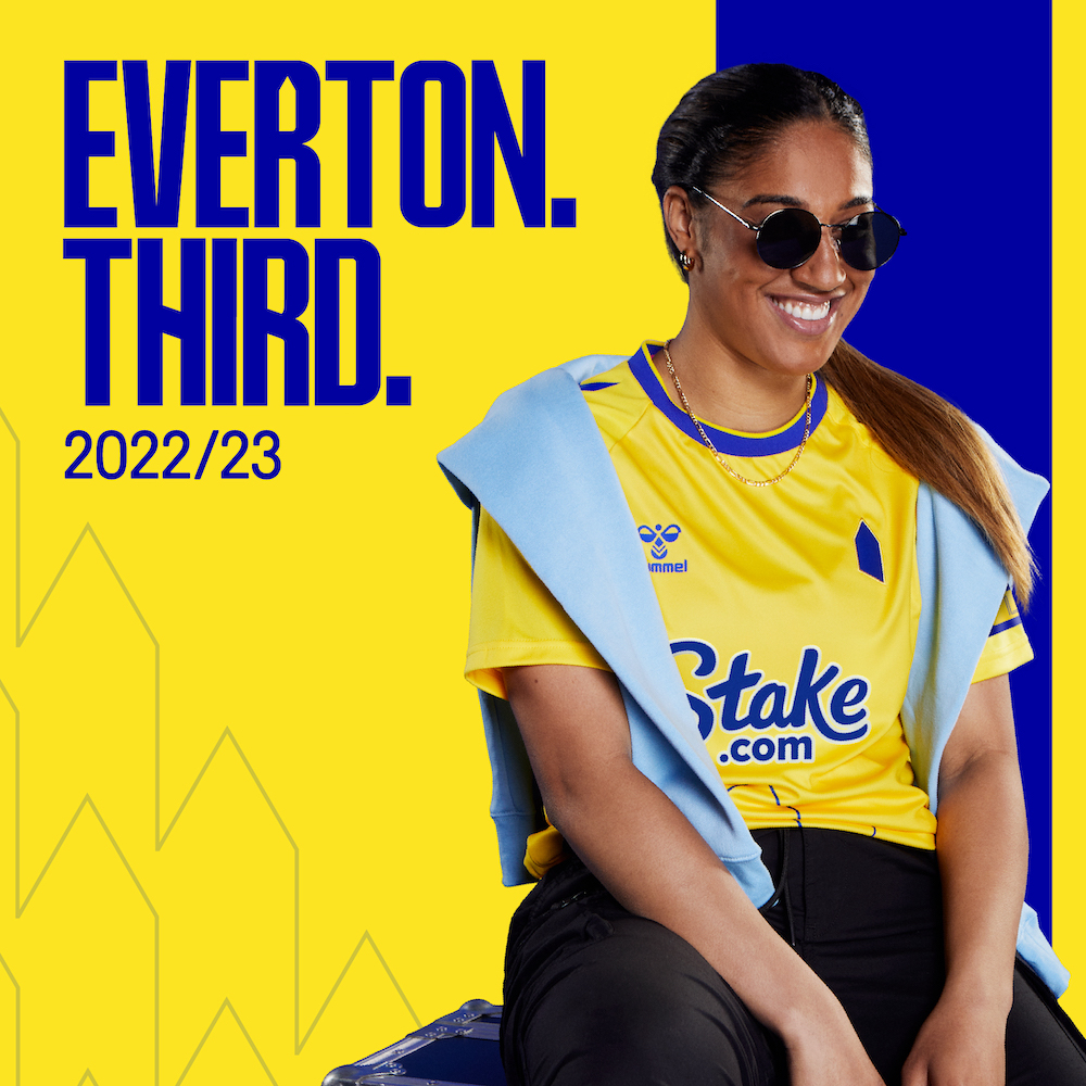 The new Everton third kit has launched featuring the iconic Prince ...