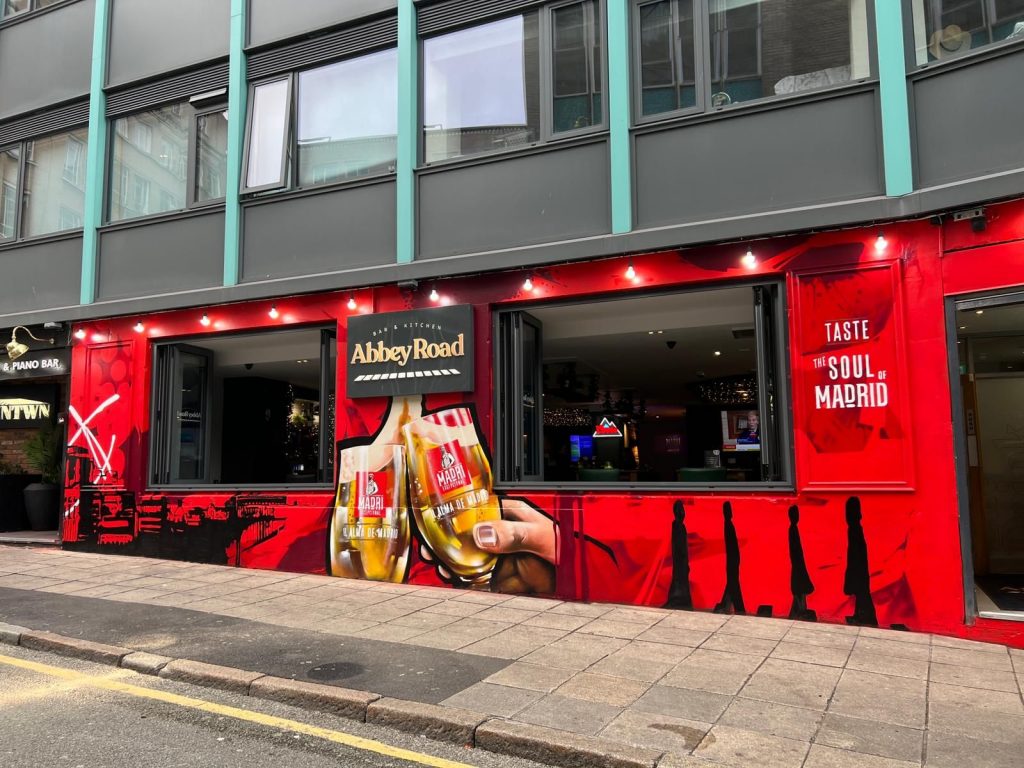 Madri Beer pick Liverpool bar Abbey Road for street art makeover | The ...