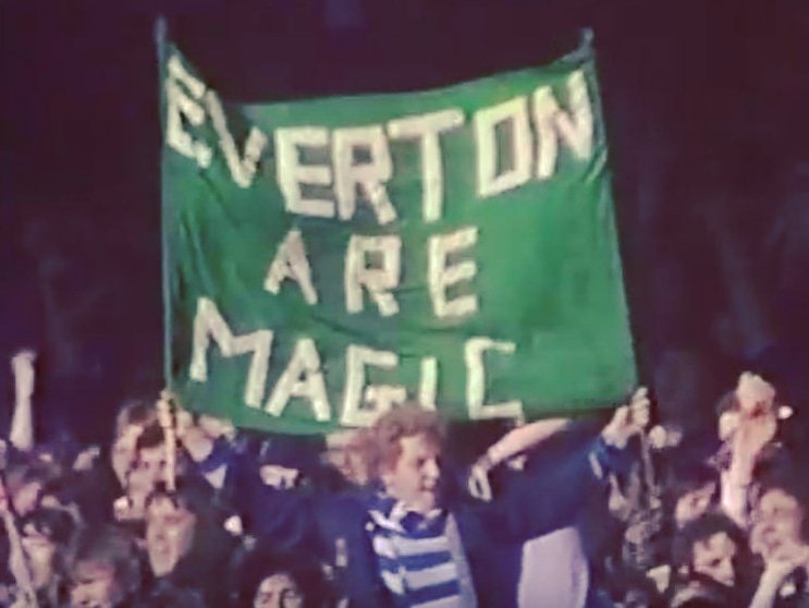 Huge Everton banner unveiled at Goodison to mark Black History Month ...