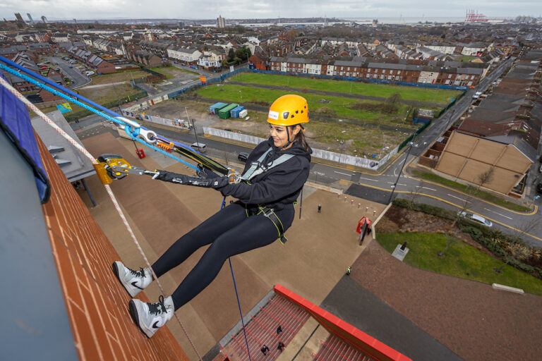 LFC stars launch thrilling new 100ft challenge, The Anfield Abseil ...