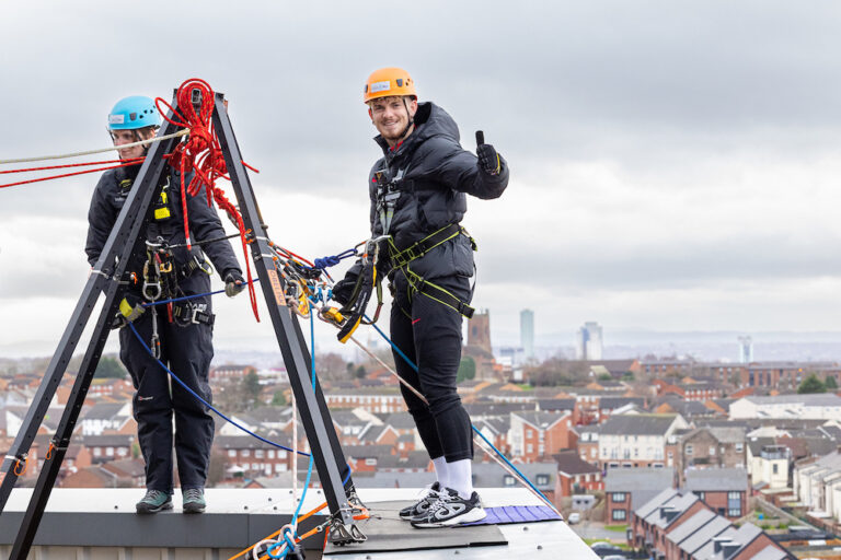 LFC stars launch thrilling new 100ft challenge, The Anfield Abseil ...